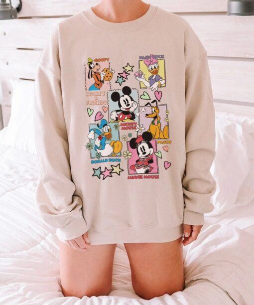 Disney Mickey Mouse Sweatshirt, Mickey And Friends Sweater, Mickey ...
