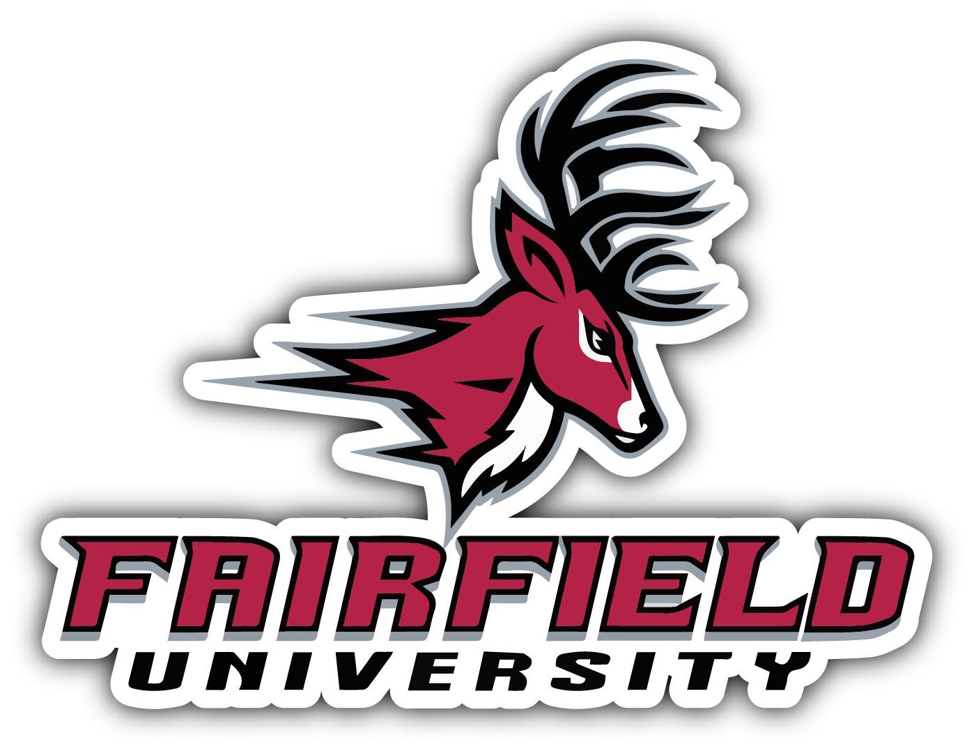 Fairfield Stags University College NCAA Logo Vinyl Decals Sticker For ...