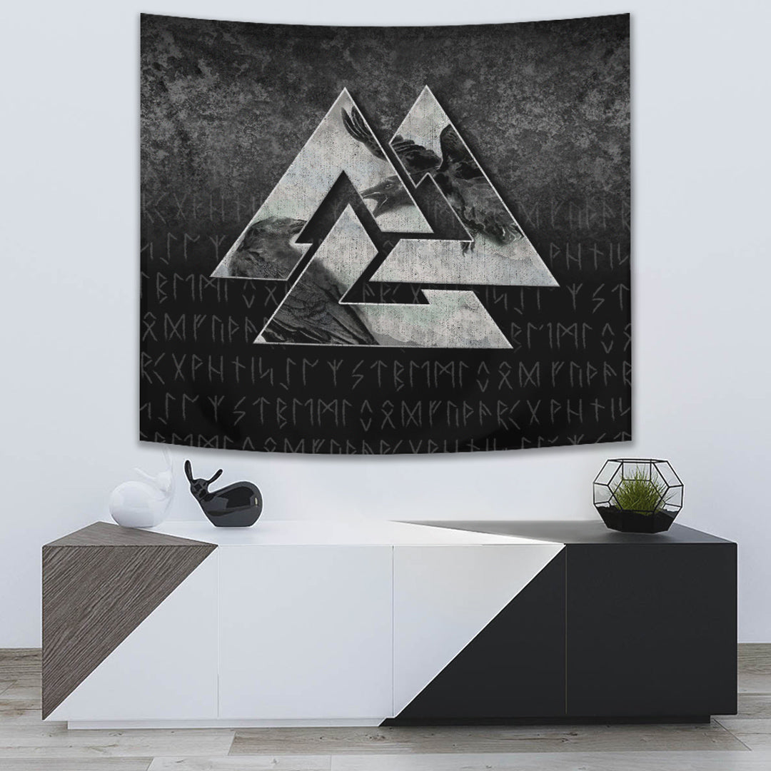 Fenrir Wolf Norse Futhark Runes Viking Mythology Ragnarok Green ...