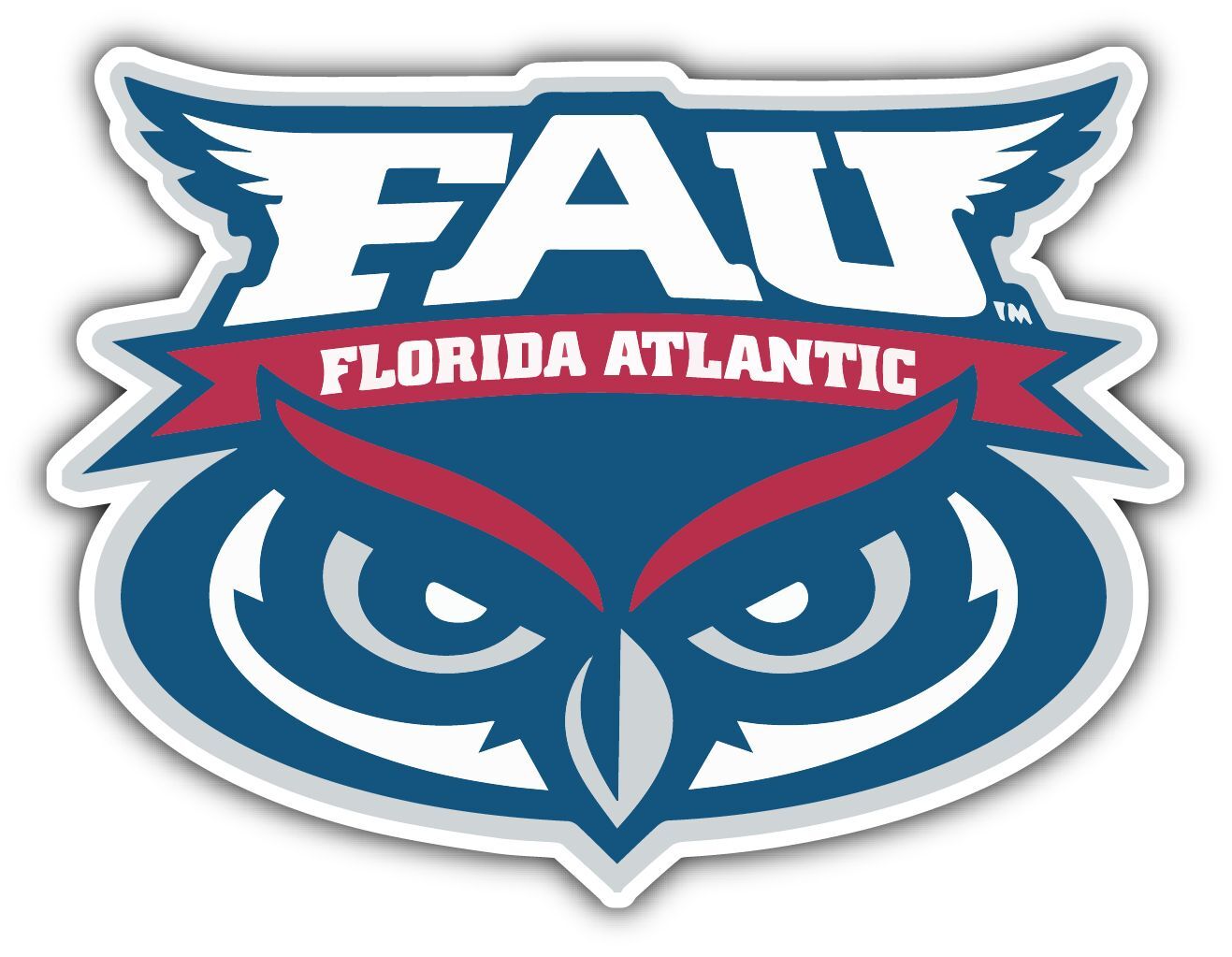 Florida Atlantic Owls College NCAA Logo Vinyl Decals Sticker For Car ...