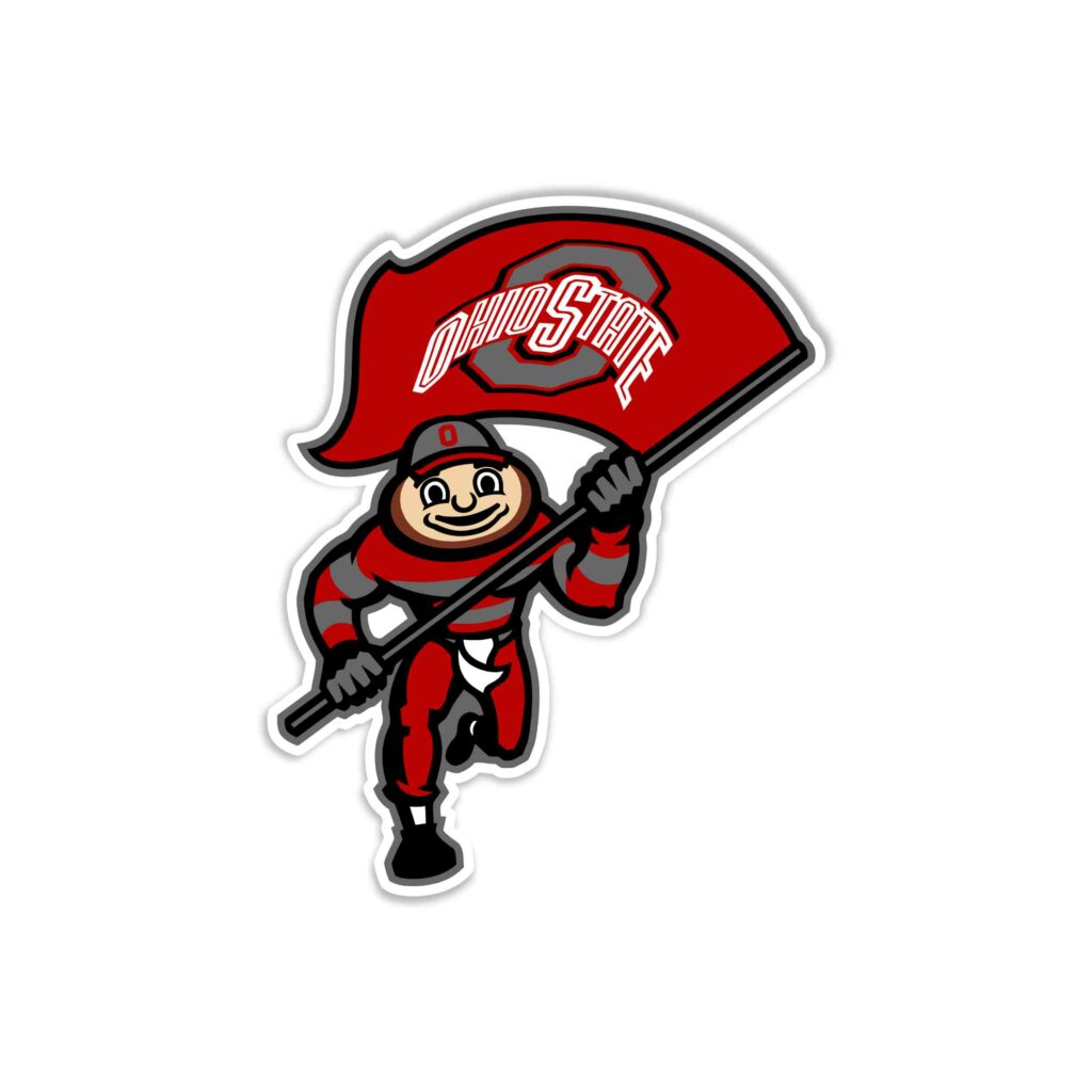 Funny Ohio State Buckeyes – Full Color Vinyl Decal - Bluefink