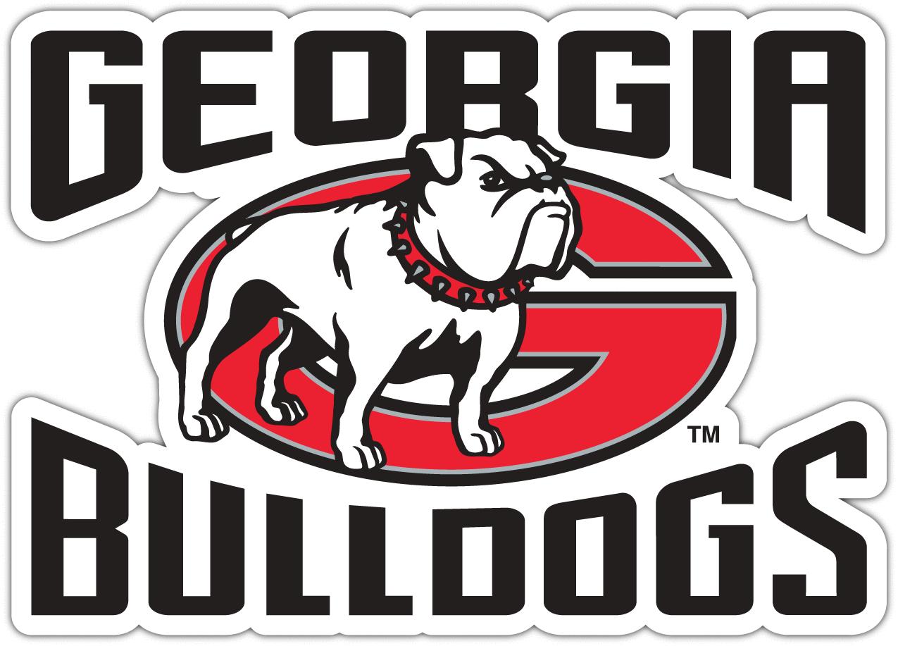 Georgia Bulldogs NCAA Logo Vinyl Decals Sticker For Car Truck Door And ...