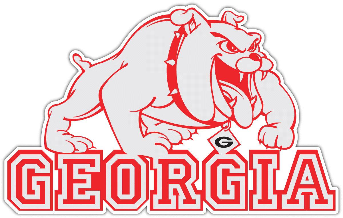 Georgia Bulldogs NCAA Vinyl Decals Sticker For Car Truck Door And ...