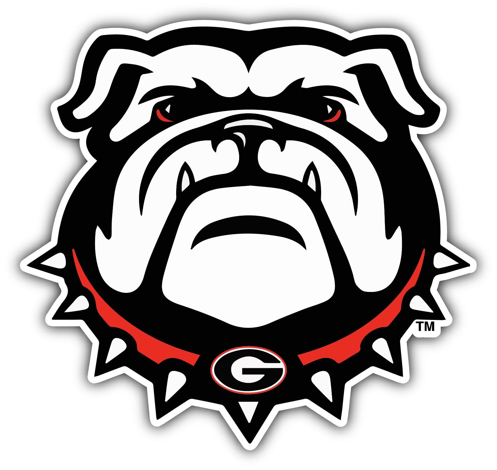 Georgia Bulldogs University College NCAA Logo Vinyl Decals Sticker For ...