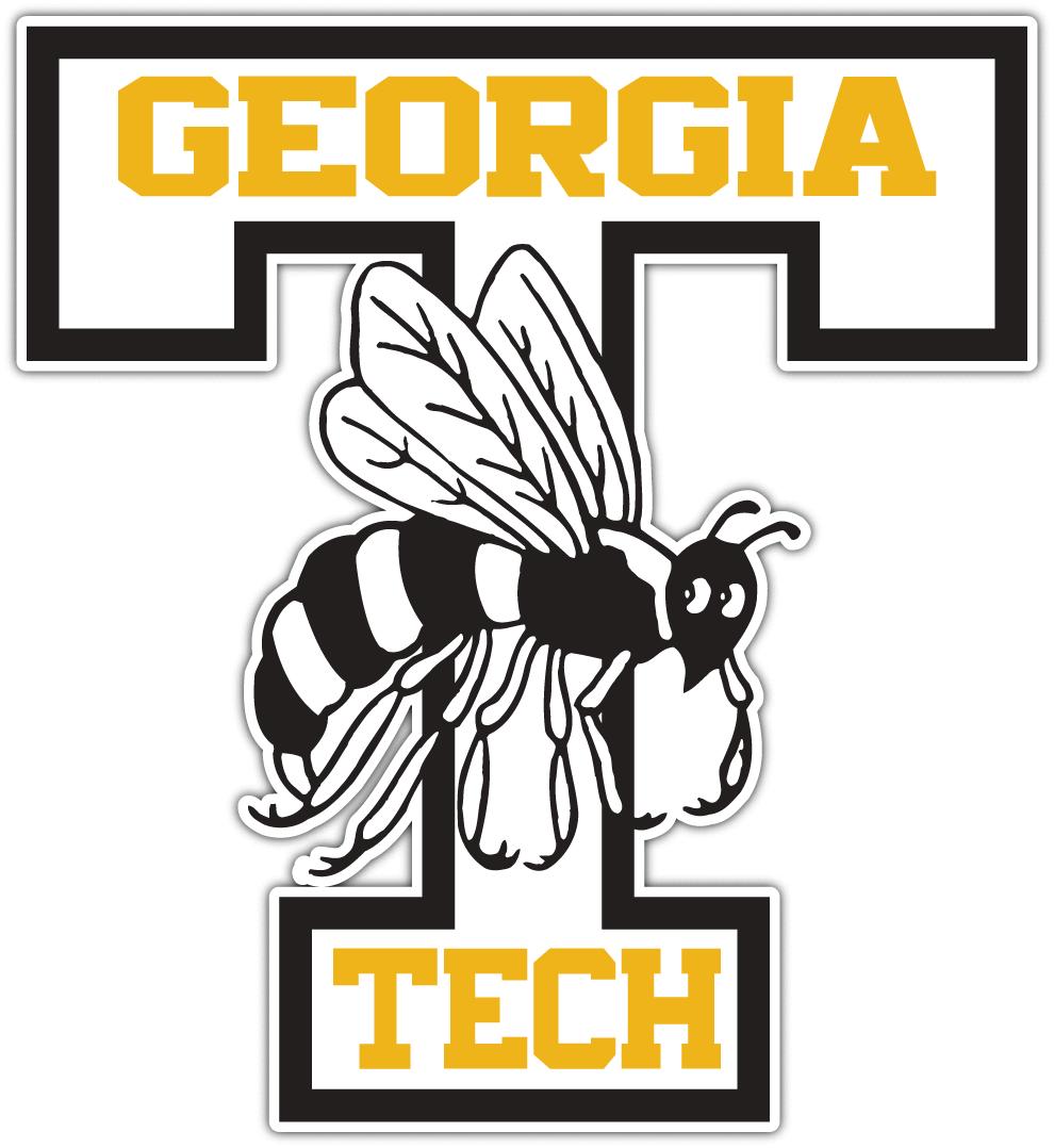 Georgia Tech Yellow Jackets NCAA Logo Vinyl Decals Sticker For Car ...