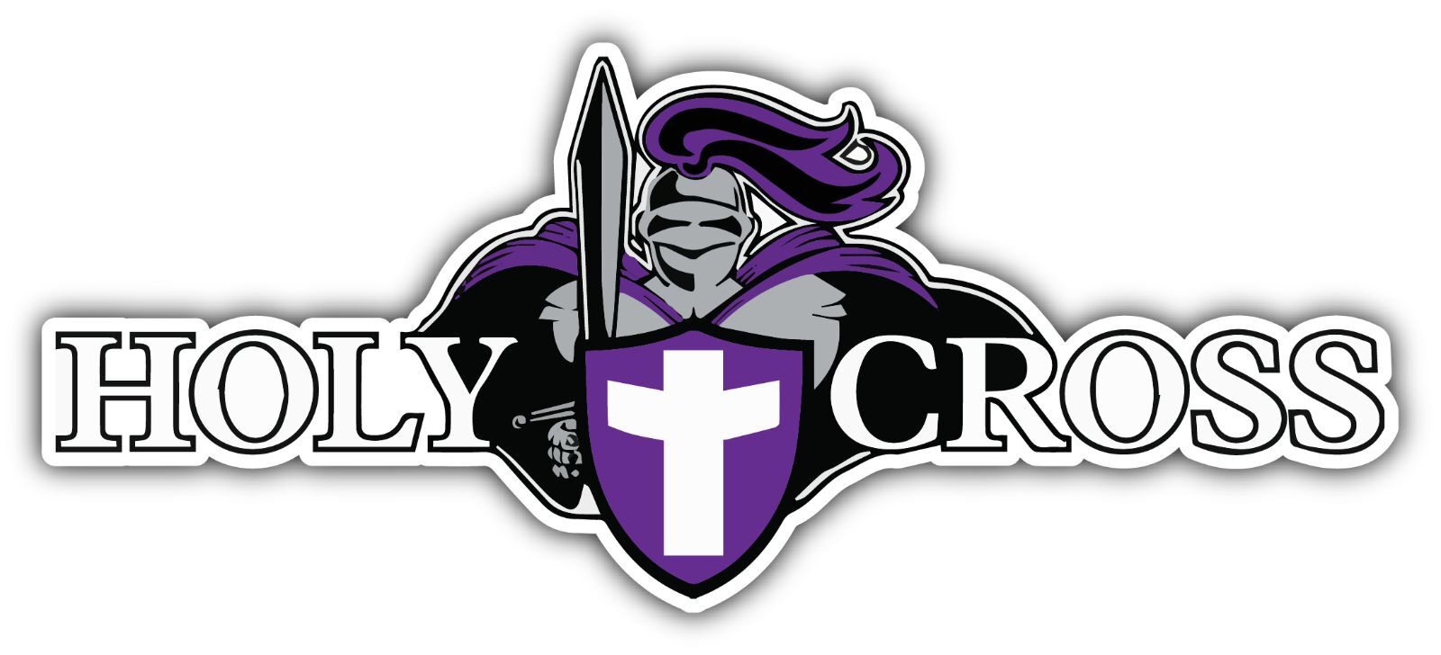 Holy Cross Crusaders College NCAA Logo Vinyl Decals Sticker For Car ...