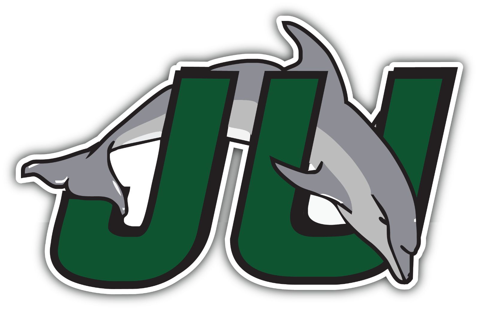 Jacksonville Dolphins College NCAA Logo Vinyl Decals Sticker For Car ...
