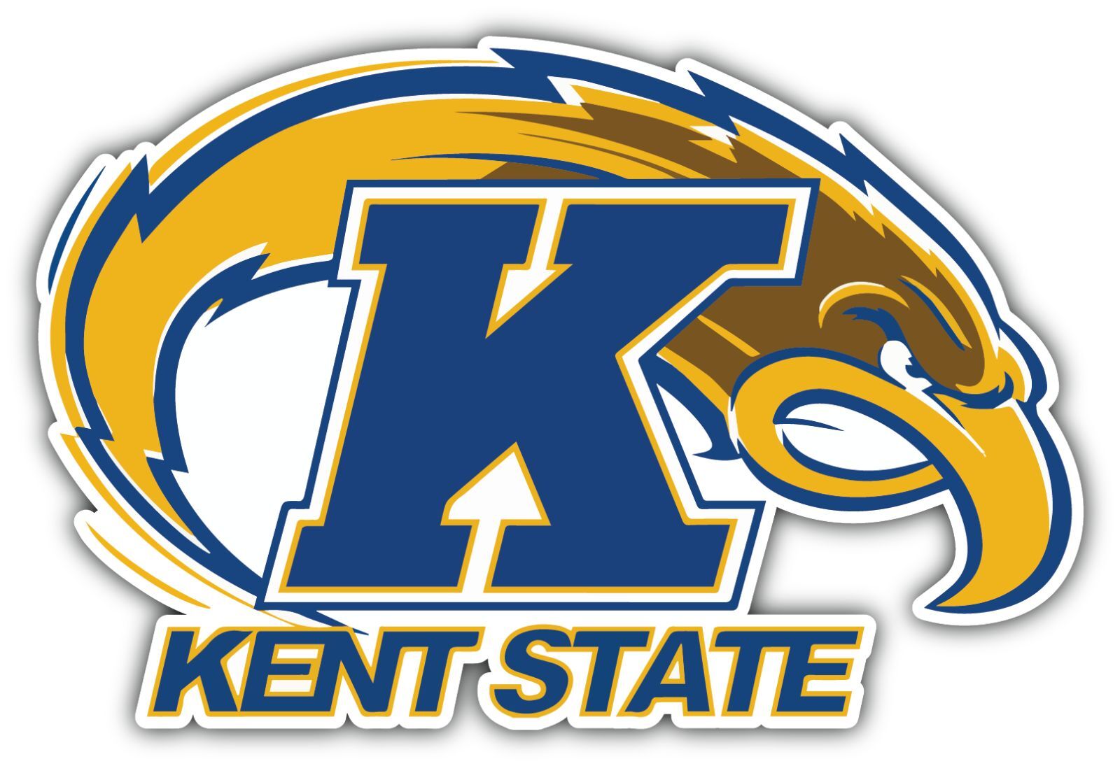 Kent State Golden Flashes College NCAA Logo Vinyl Decals Sticker For ...