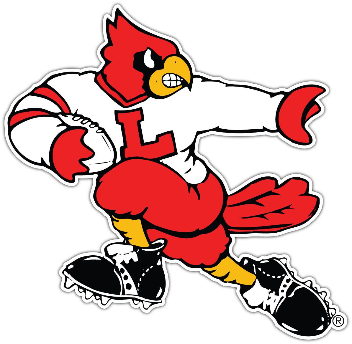 Louisville Cardinals NCAA Logo Vinyl Decals Sticker For Car Truck Door ...