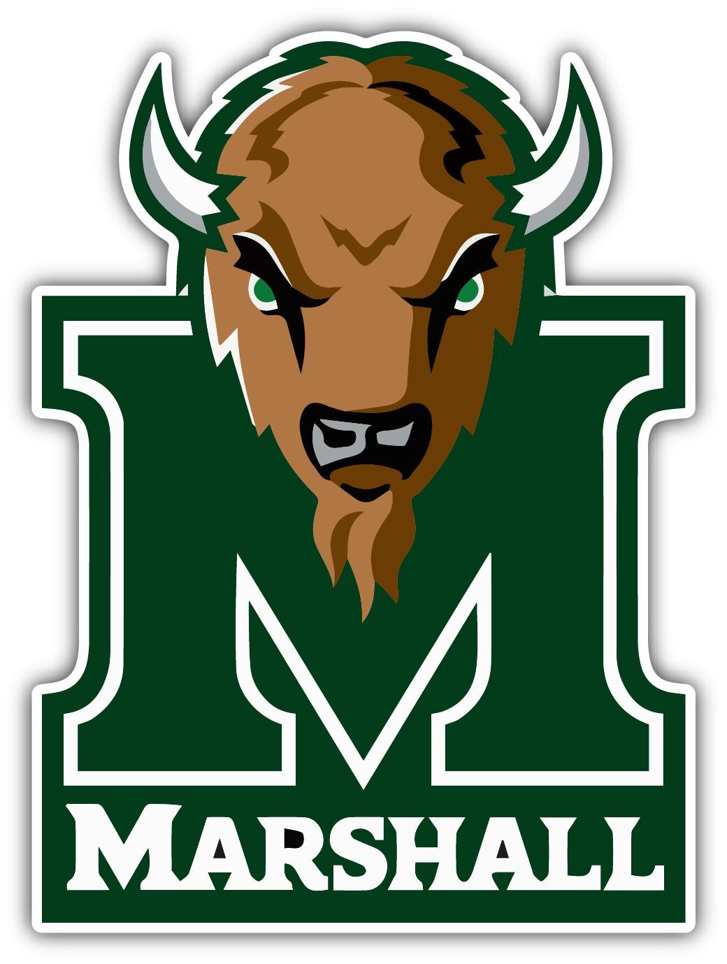 Marshall Thundering Herd College NCAA Logo Vinyl Decals Sticker For Car ...