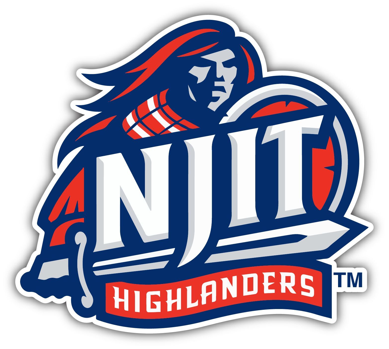 NJIT Highlanders College NCAA Logo Vinyl Decals Sticker For Car Truck ...
