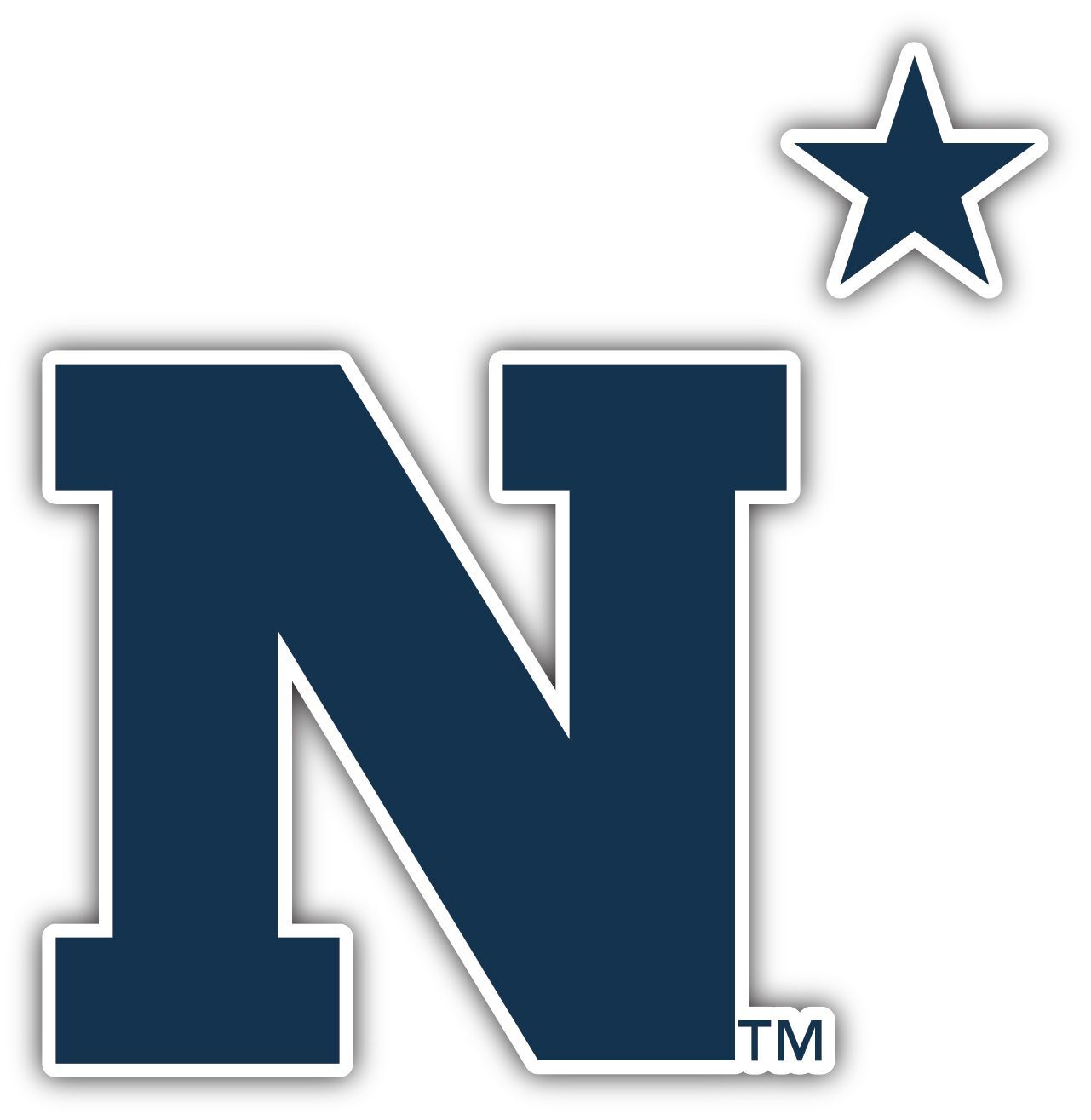 Navy Midshipmen University College NCAA Logo Vinyl Decals Sticker For ...