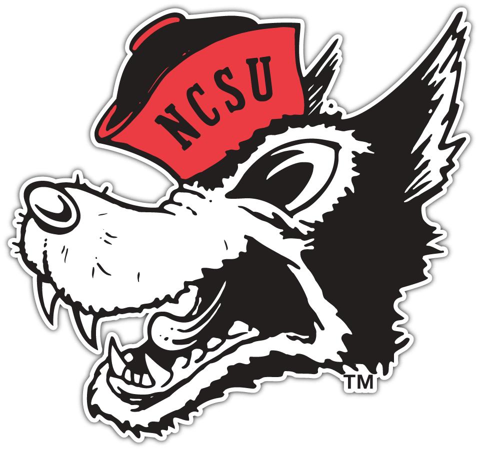 North Carolina State Wolfpack NCAA Logo Vinyl Decals Sticker For Car ...