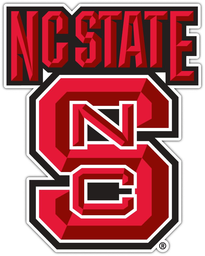 North Carolina State Wolfpack NCAA Logo Vinyl Decals Sticker For Car ...