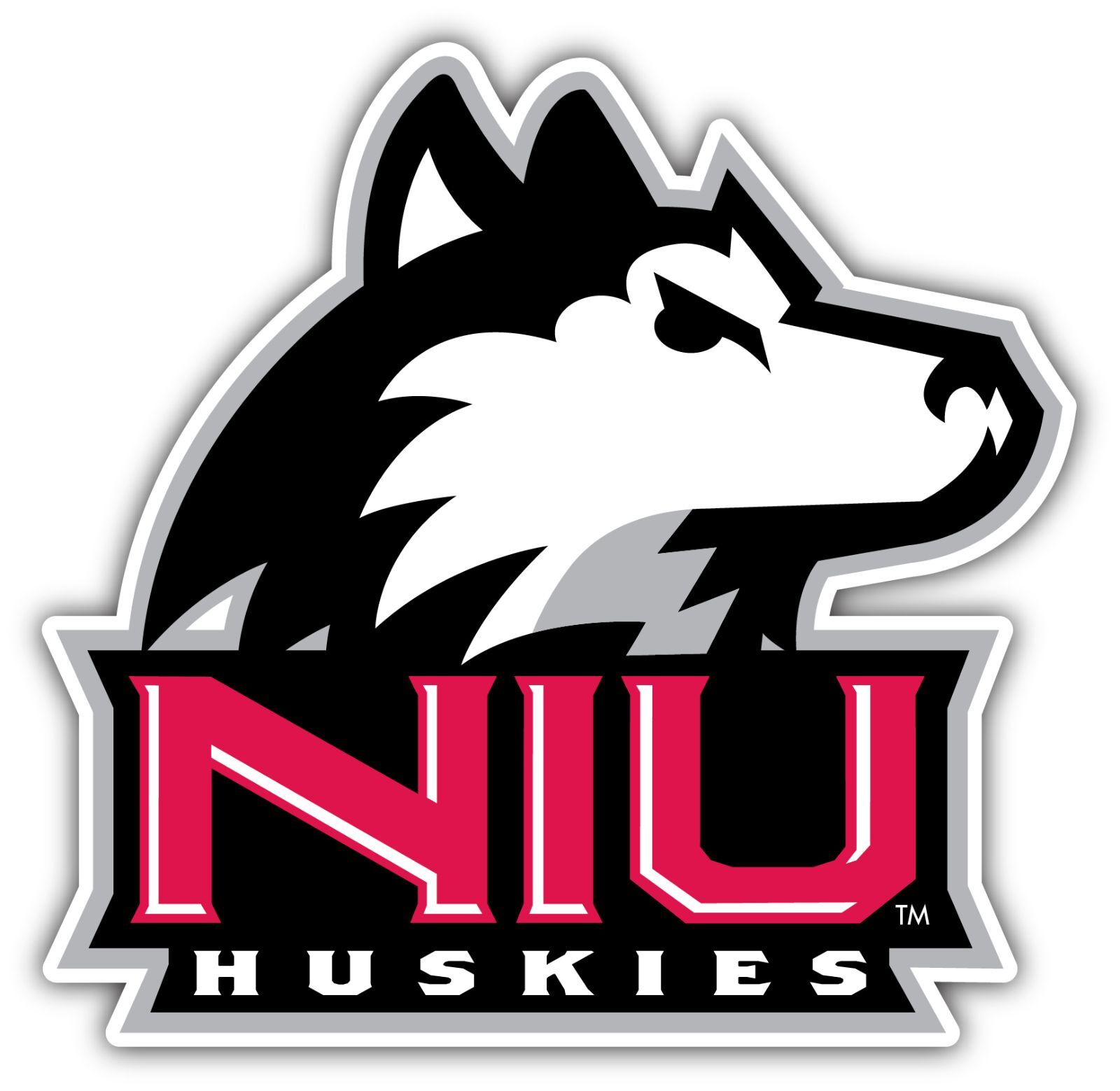 Northern Illinois Huskies College NCAA Logo Vinyl Decals Sticker For ...