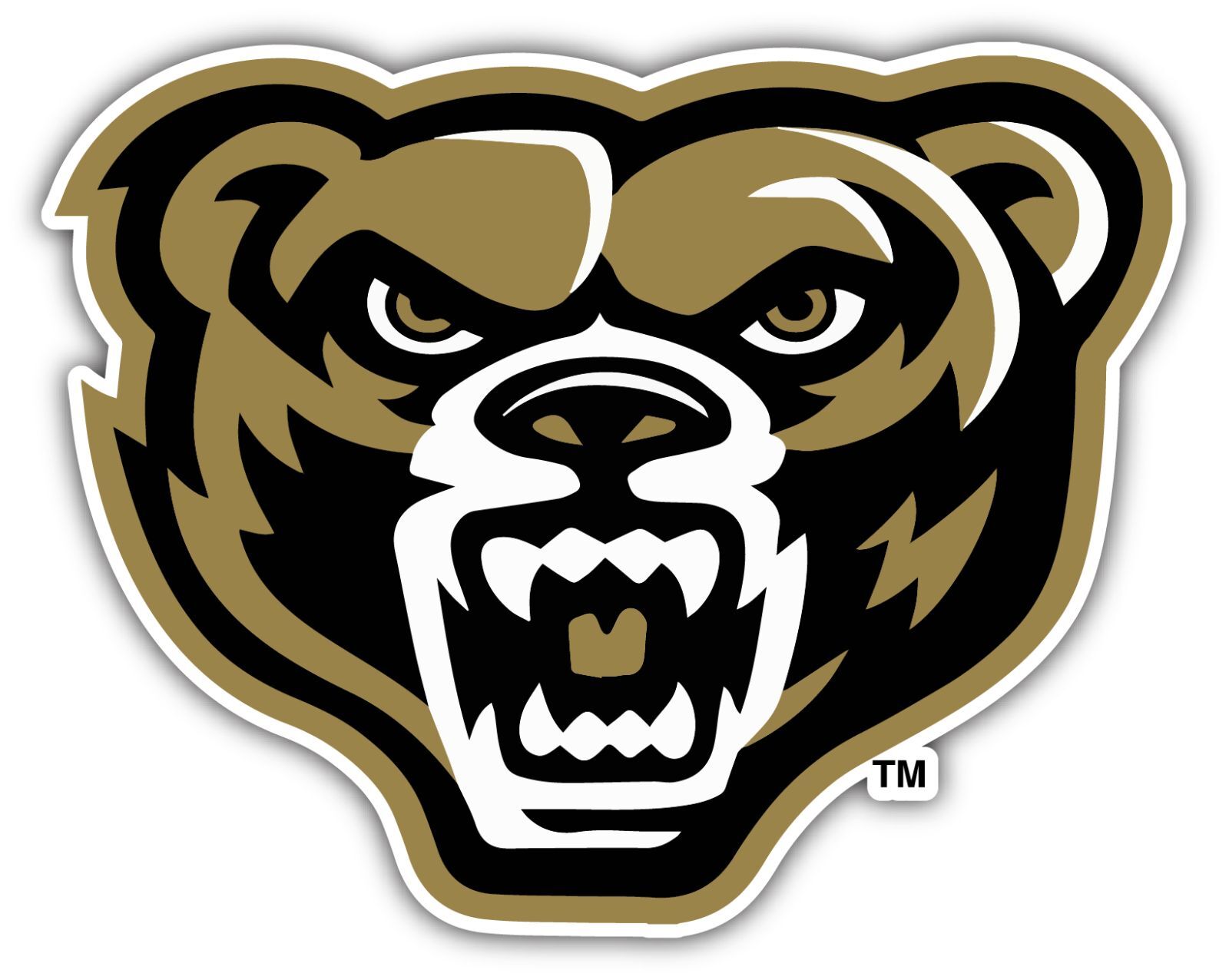 Oakland Golden Grizzlies College NCAA Logo Vinyl Decals Sticker For Car ...