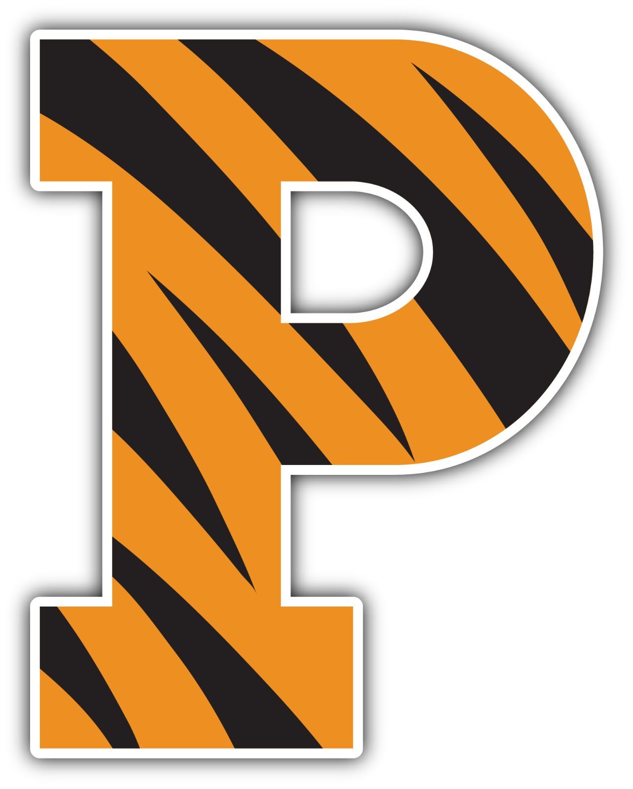 Princeton Tigers University College NCAA Logo Vinyl Decals Sticker For ...