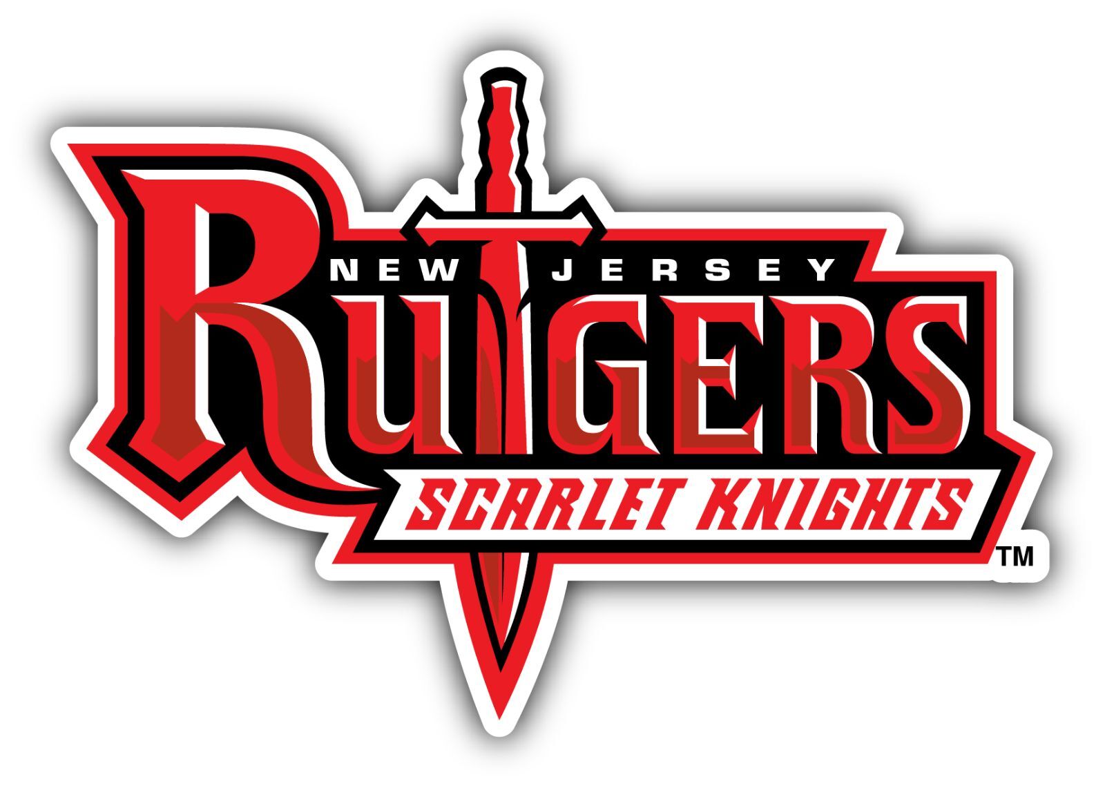 Rutgers Scarlet Knights NCAA Logo Vinyl Decals Sticker For Car Truck ...