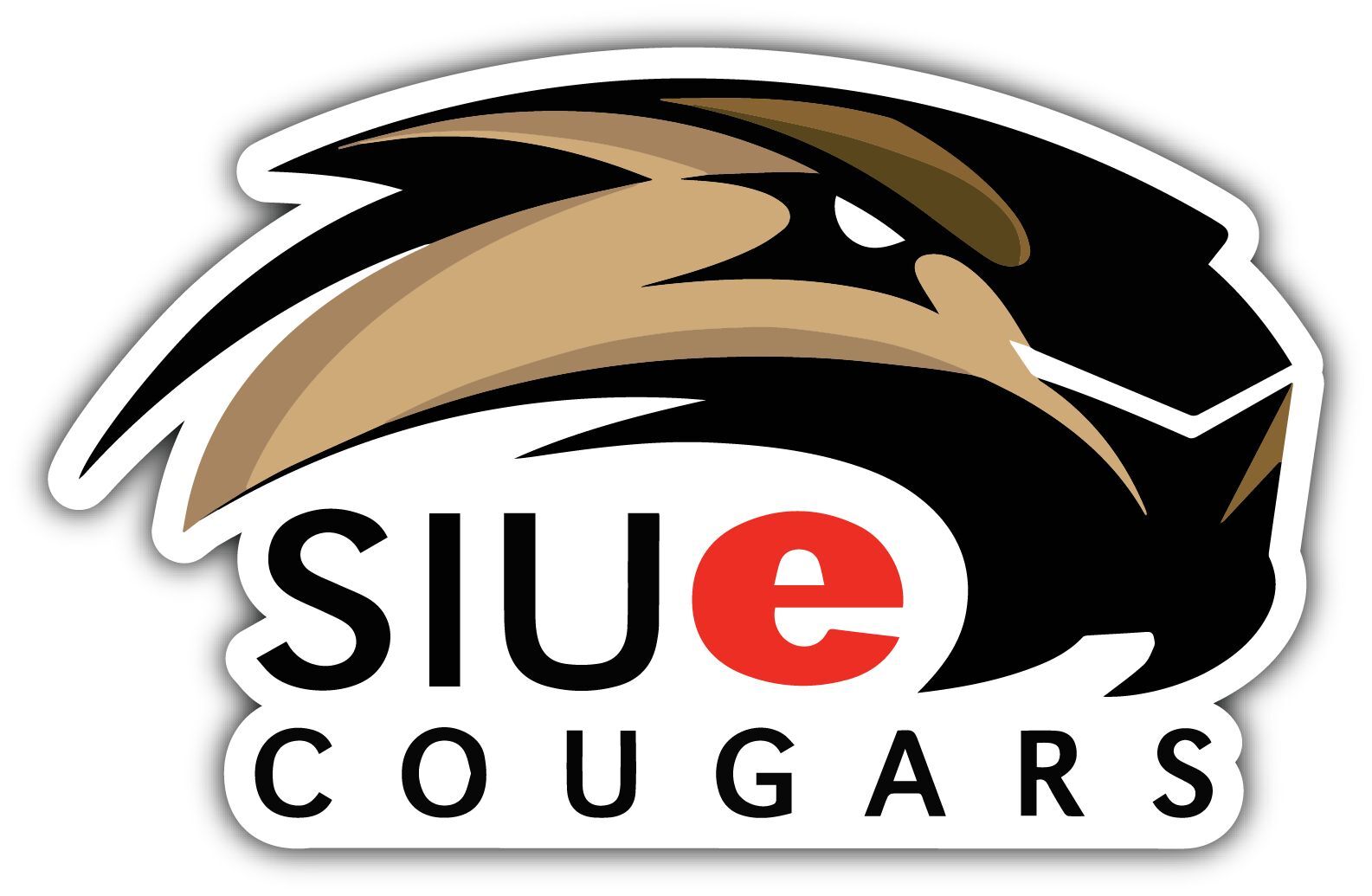 SIU Edwardsville Cougars College NCAA Logo Vinyl Decals Sticker For Car ...