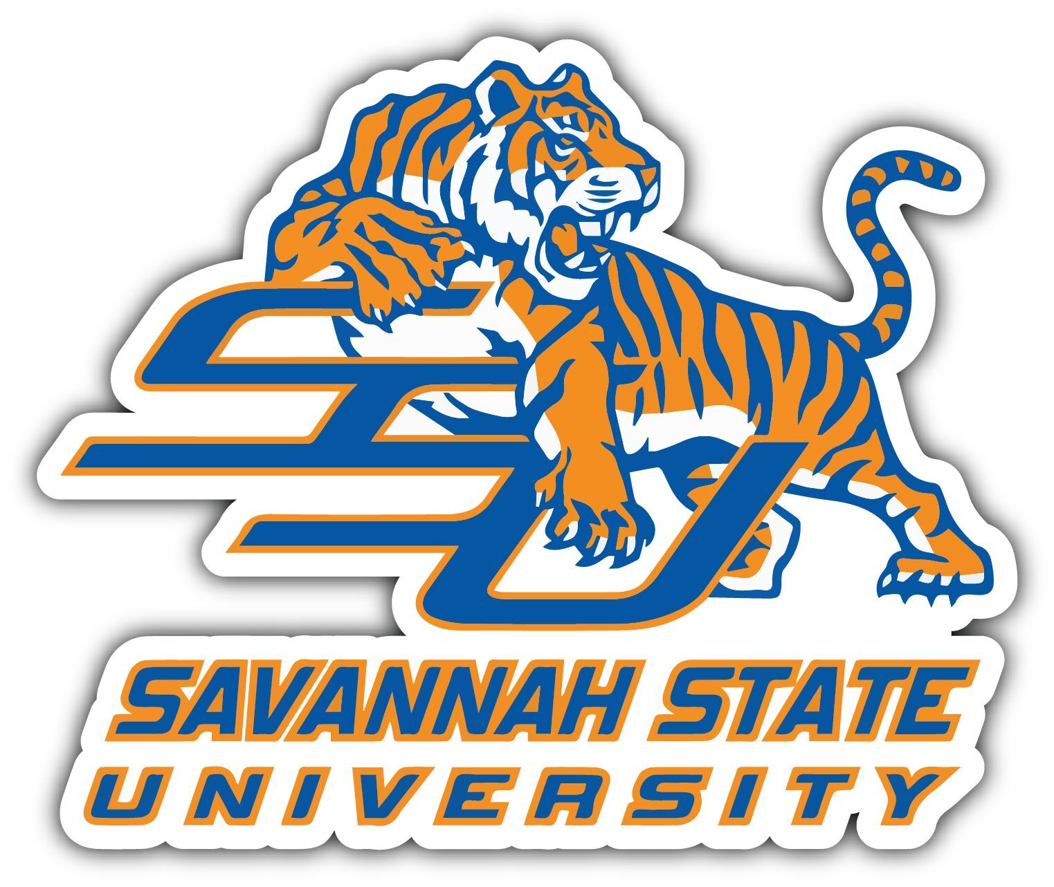 Savannah State Tigers College NCAA Logo Vinyl Decals Sticker For Car ...