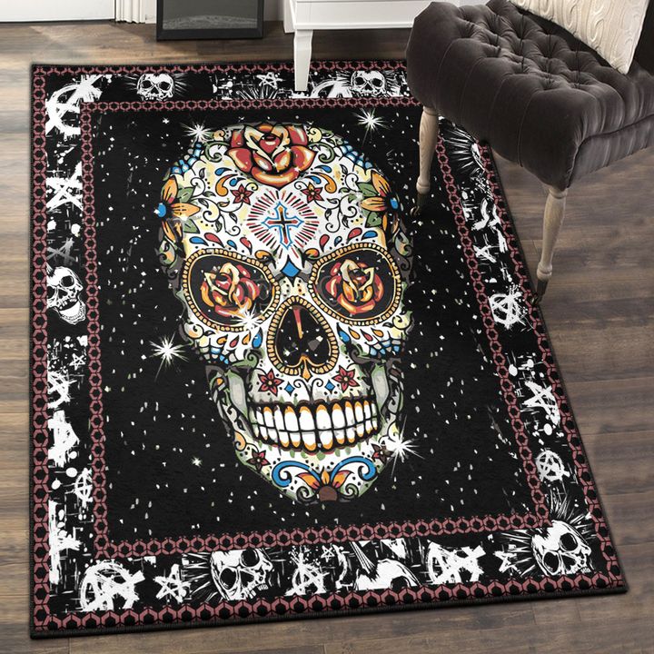 Skull Indoor Outdoor Rugs, Skull Galaxy Skull Rug, Skull Area Rug ...
