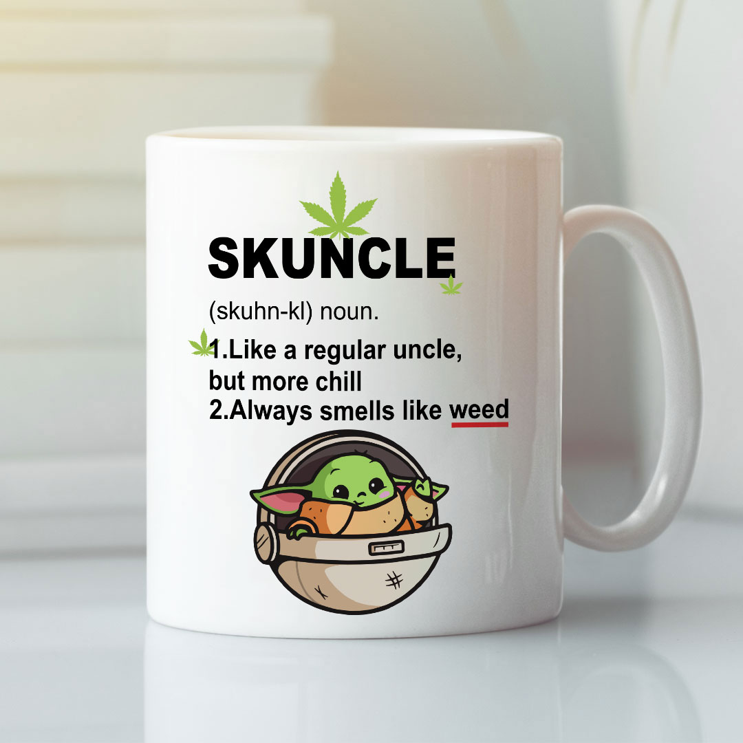 Skuncle Definition Baby Yoda Mug - Bluefink