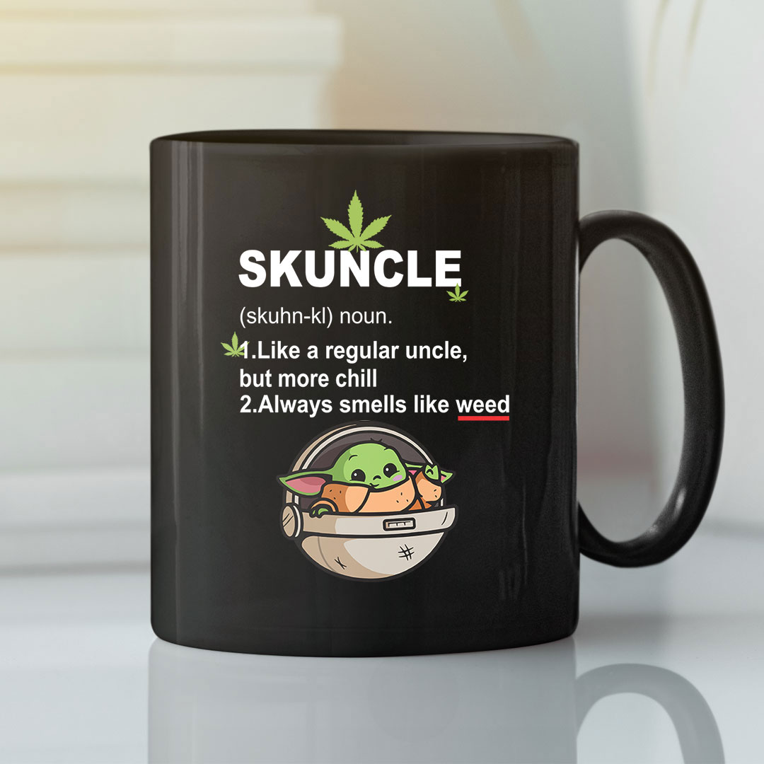 Skuncle Definition Baby Yoda Mug - Bluefink