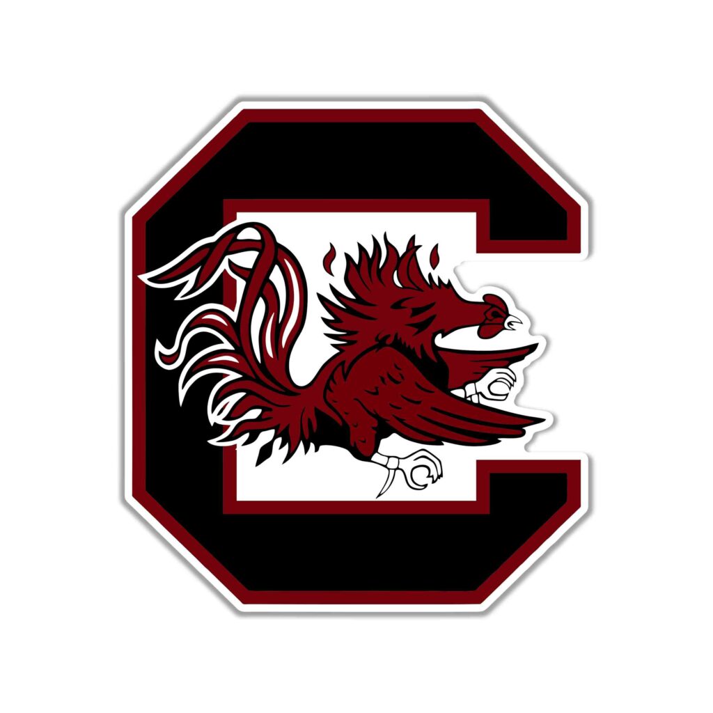 South Carolina Gamecocks Vinyl Decal For Car Door Windows Gifts For ...
