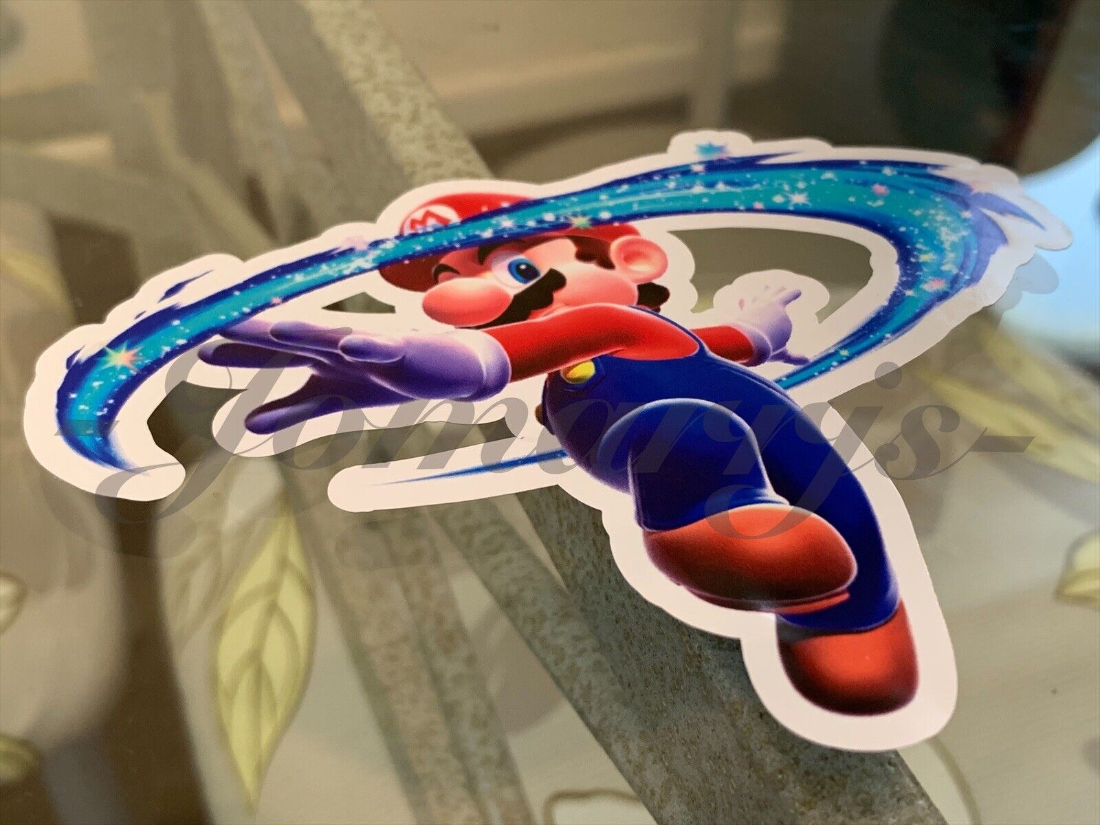 Super Mario - Anime - Mario Galaxy Custom Sticker Decal Vinyl Nintendo ...