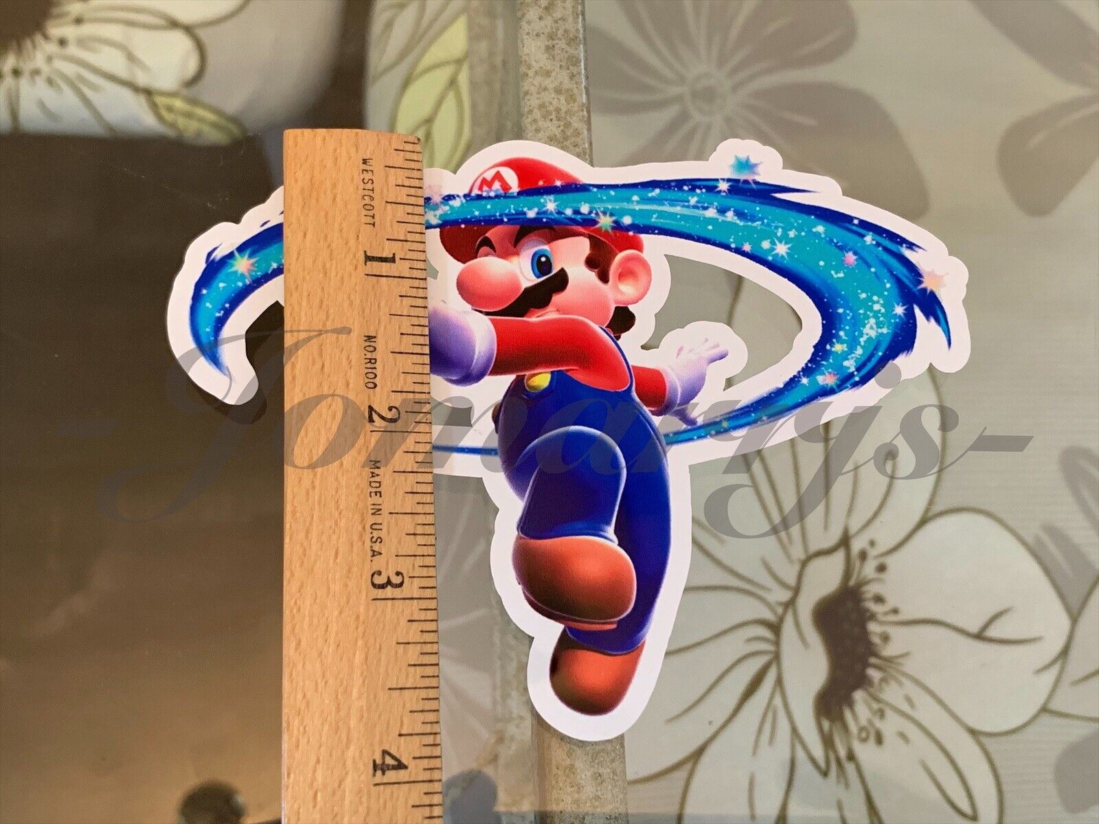 Super Mario - Anime - Mario Galaxy Custom Sticker Decal Vinyl Nintendo ...