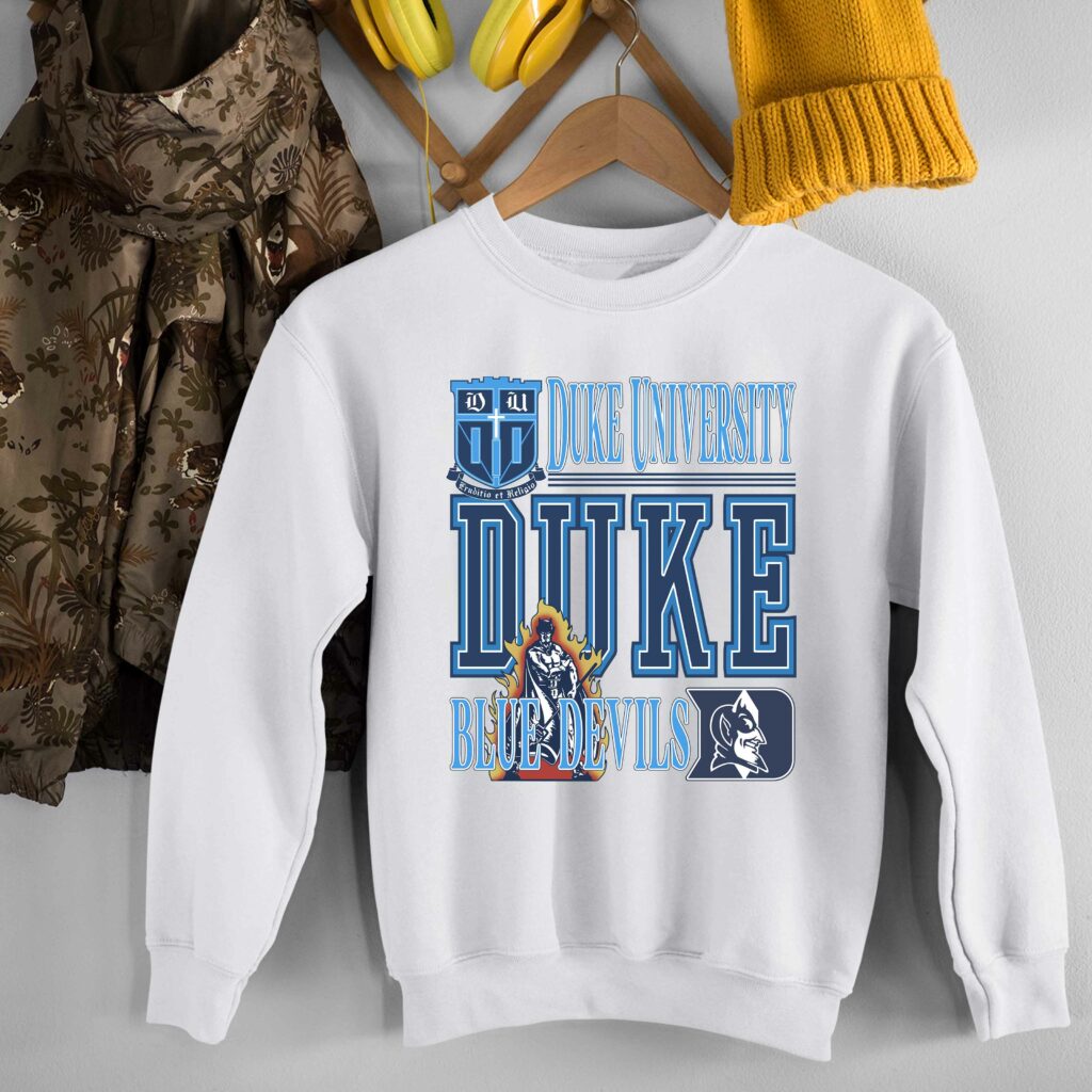 Vintage Style Duke University Blue Devils Sweatshirt, Duke Sweater ...