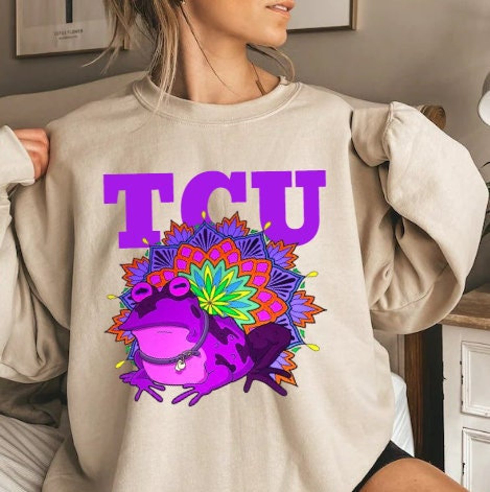 TCU Hypnotoad Shirt, TCU Football Shirt., TCU Shirts Gifts For Fans ...