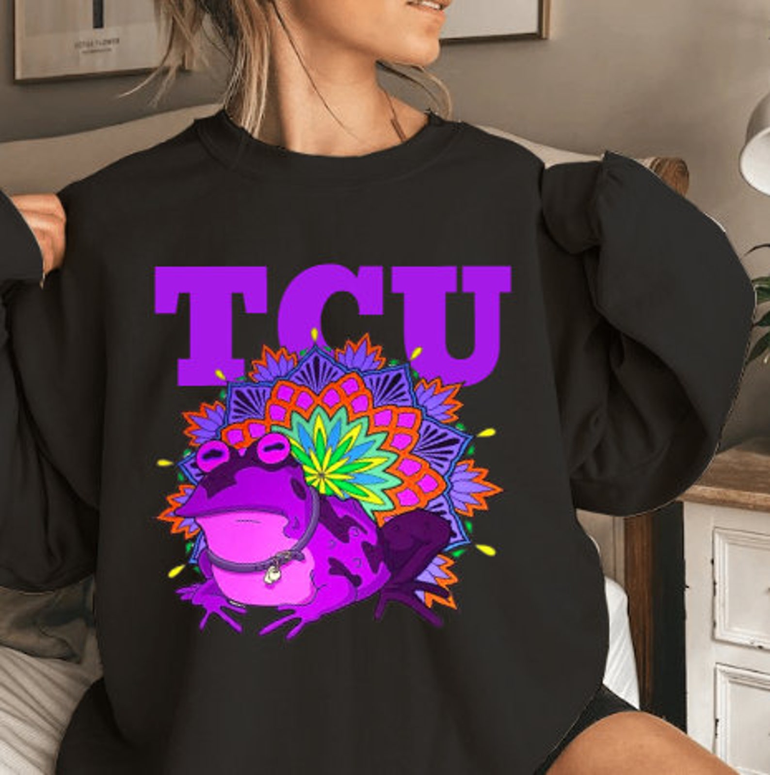 TCU Hypnotoad Shirt, TCU Football Shirt., TCU Shirts Gifts For Fans ...