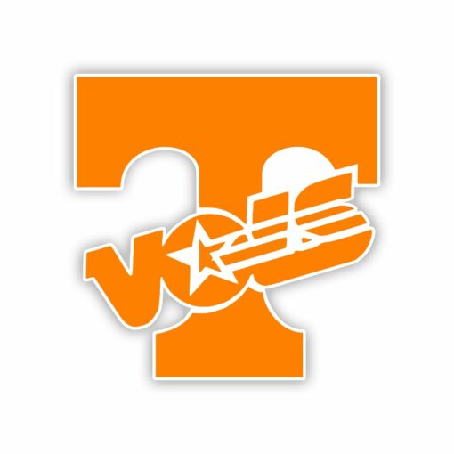 Tennessee Volunteers Logo Full Color Vinyl Decal For Car Door Windows ...