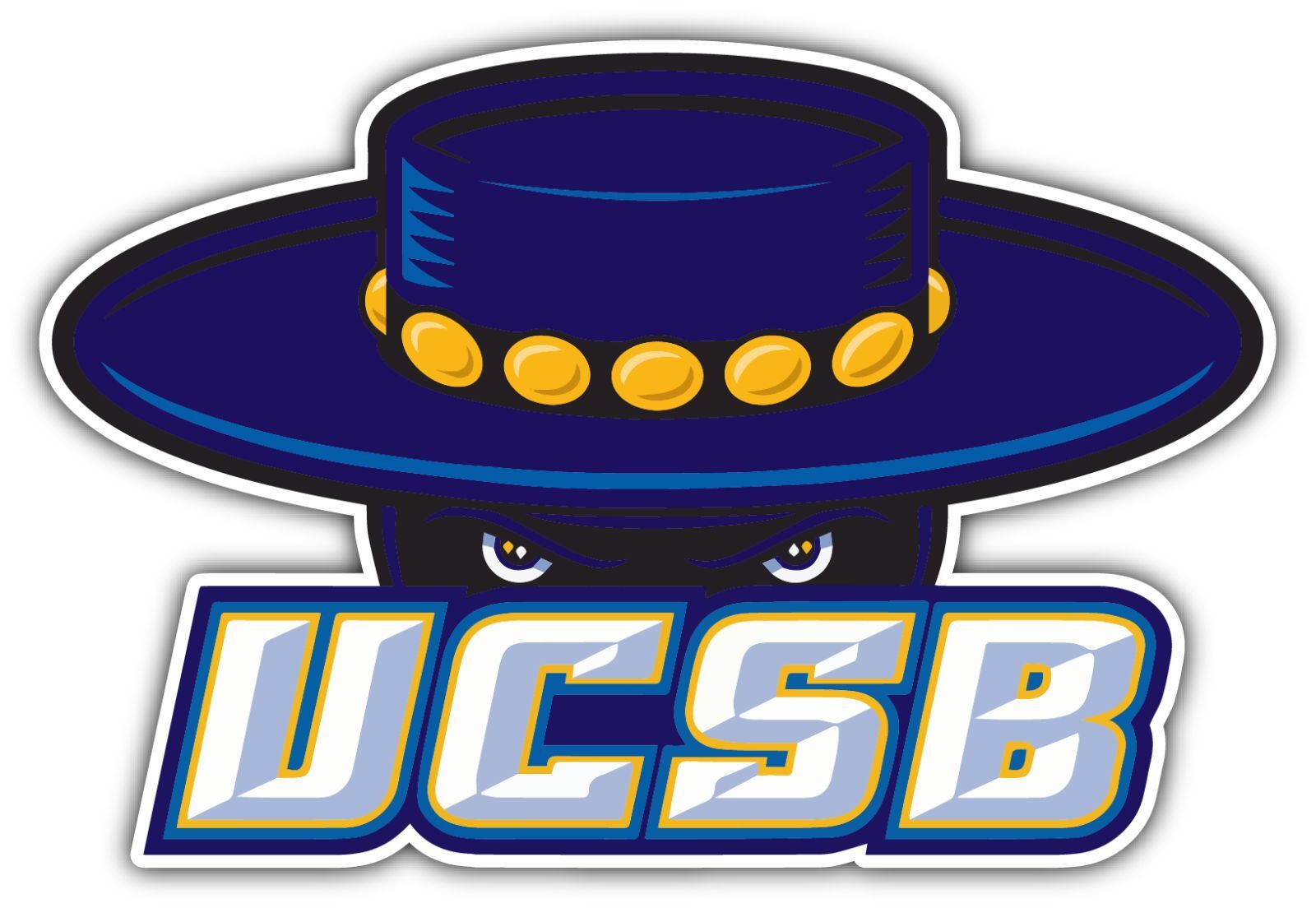 UCSB Gauchos University College NCAA Logo Vinyl Decals Sticker For Car ...