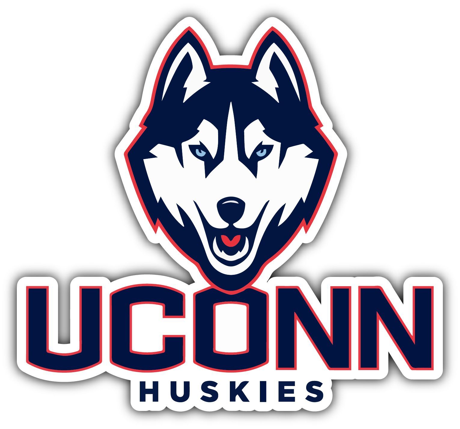 UConn Huskies University College NCAA Logo Vinyl Decals Sticker For Car Truck Door And Window ...