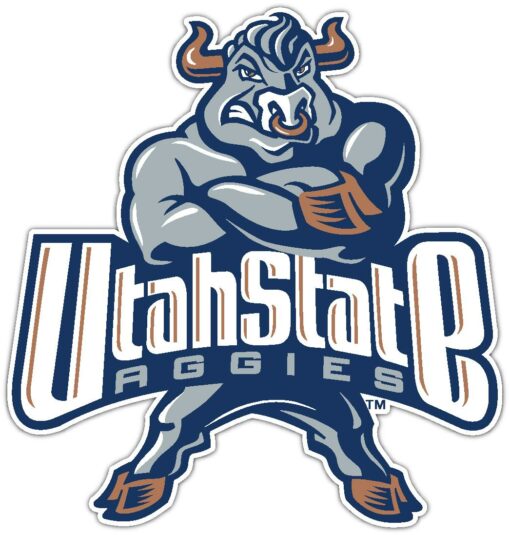 Utah State Aggies NCAA Logo Vinyl Decals Sticker For Car Truck Door And ...