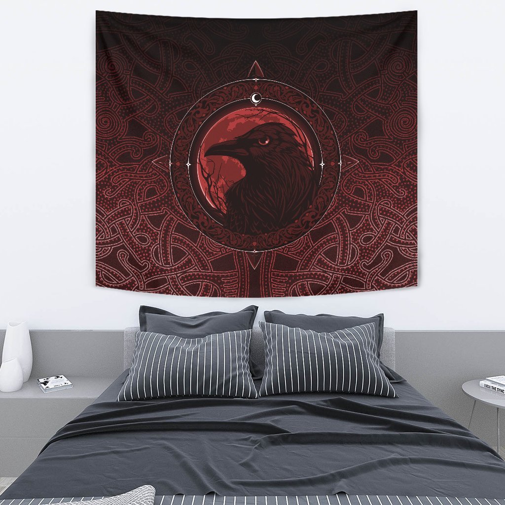 Viking Celtic Tree Of Life On White Background Tapestry for Wall Décor ...