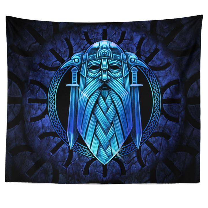 Viking Legend Odin Warrior Limited 3D Print Wall Tapestry for Wall ...