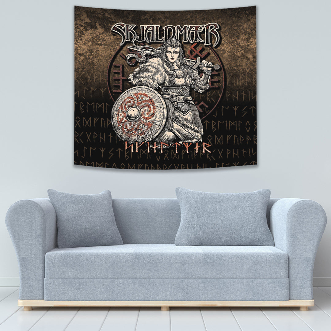 Viking Style Tapestry Dragons And Celtic Tree Of Life Tapestry for Wall ...