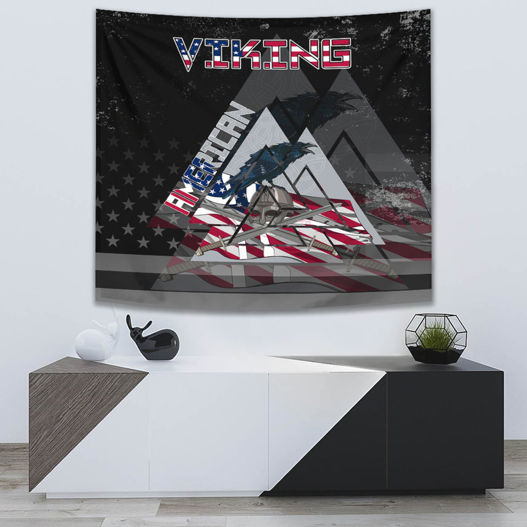 VikingStyle Tapestry Wolf Odin Viking Set Tapestry for Wall Décor ...