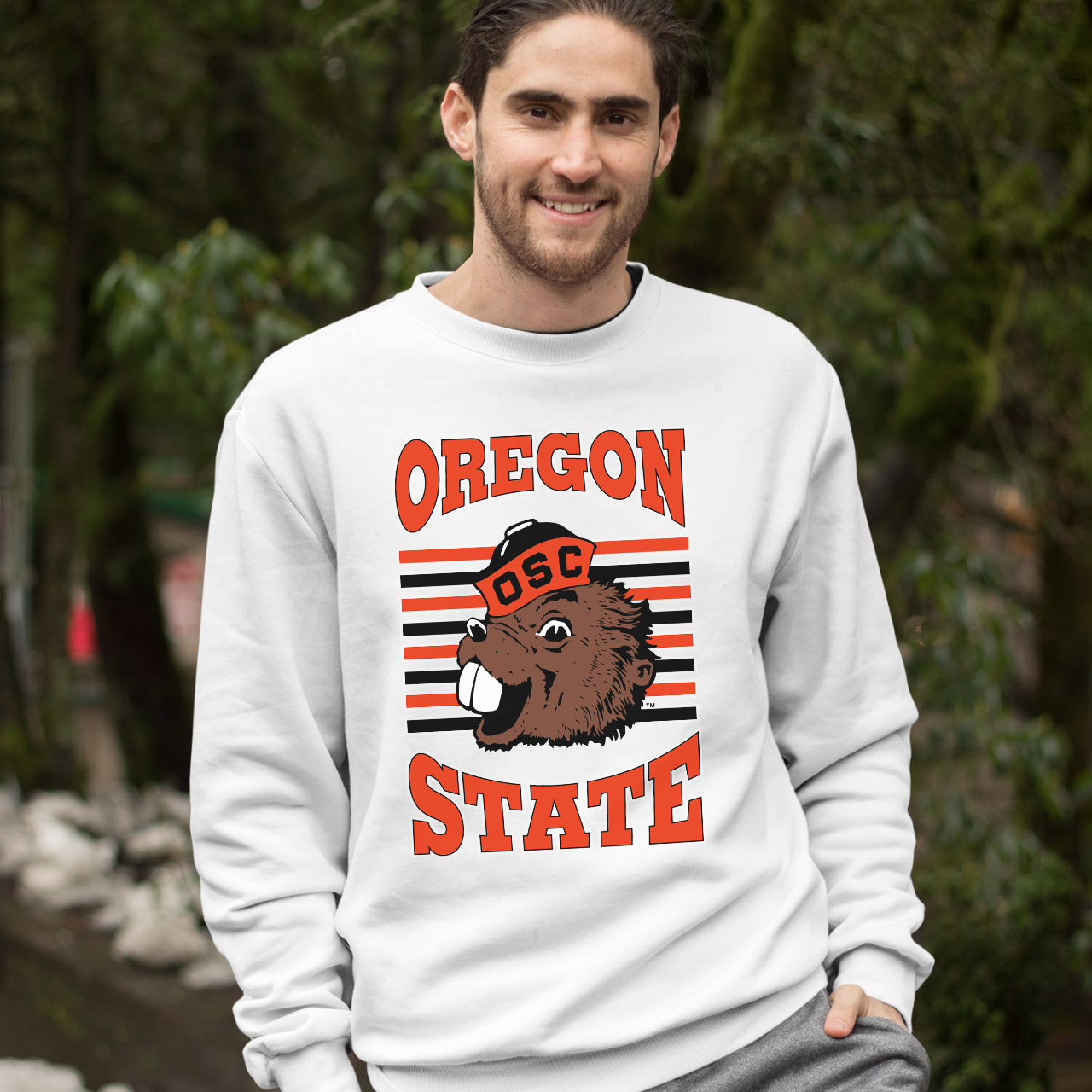 Vintage Style Oregon State University Beavers Sweatshirt, Vintage Style ...