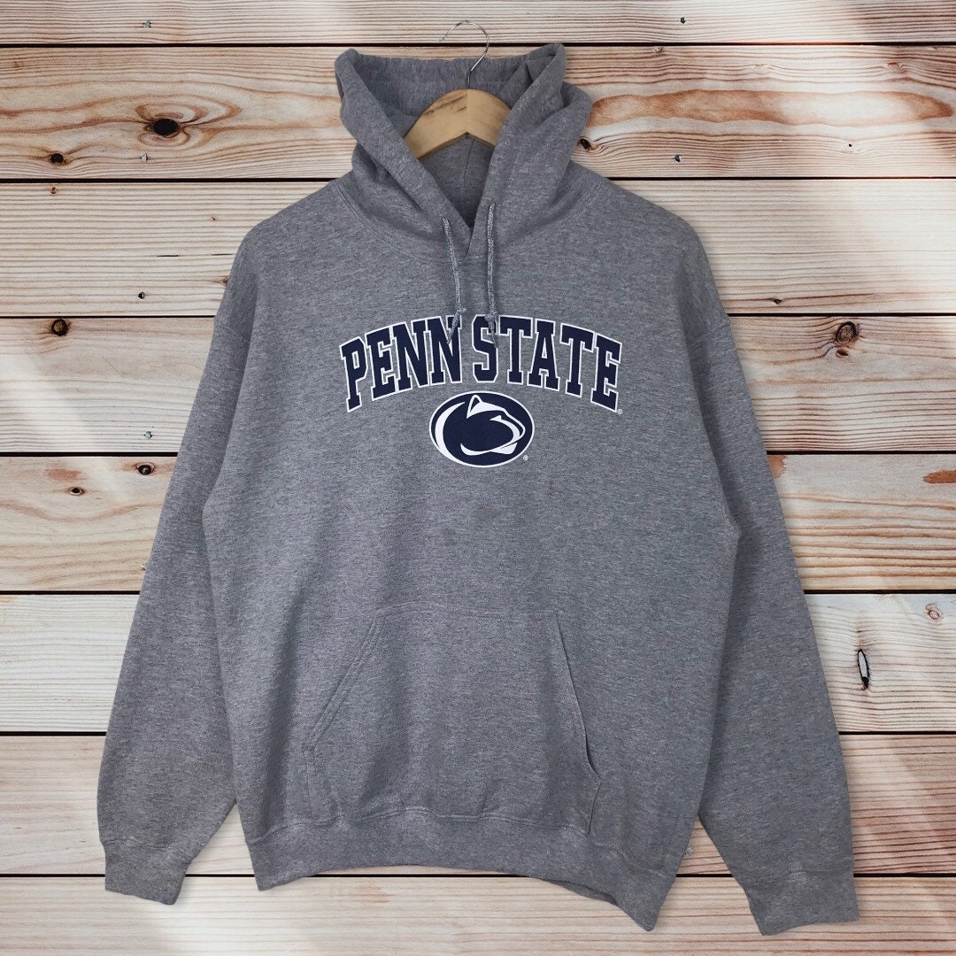 Vintage Style Penn State University Pullover Hoodie Printed Spell Out ...