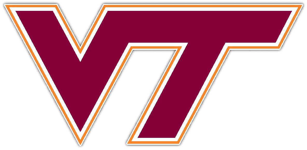 Virginia Tech Hokies NCAA Logo Vinyl Decals Sticker For Car Truck Door ...