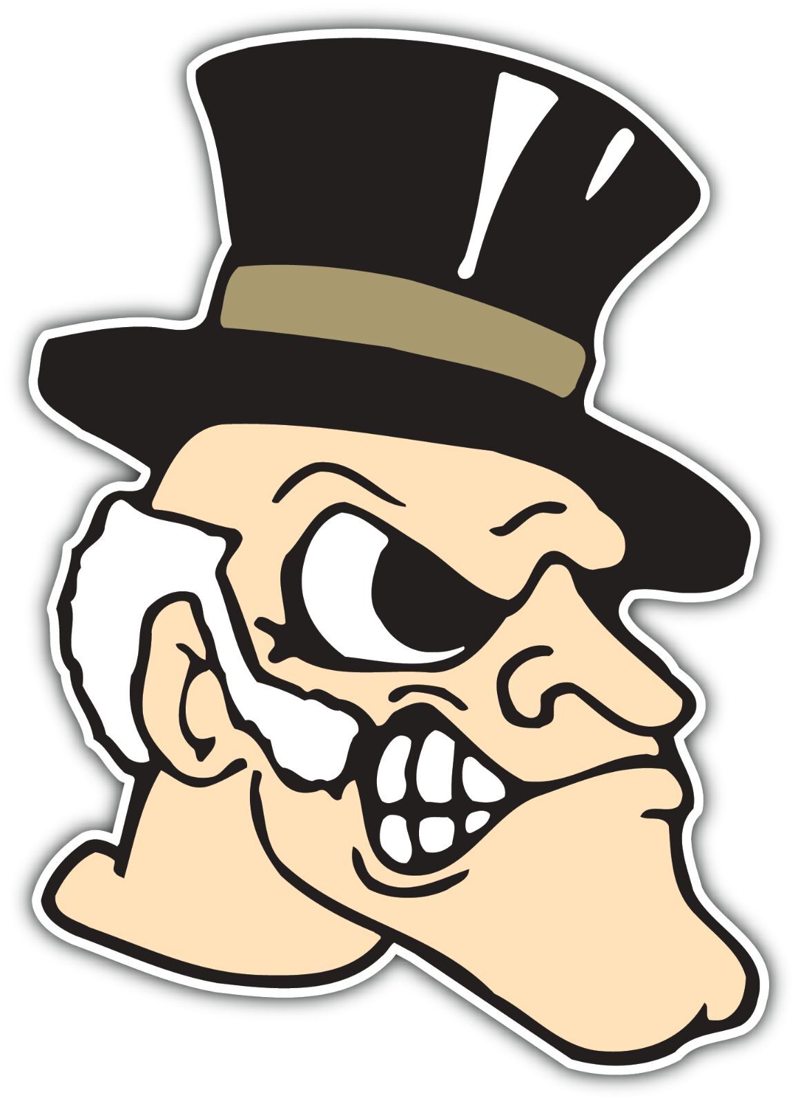 Wake Forest Demon Deacons College NCAA Logo Vinyl Decals Sticker For ...