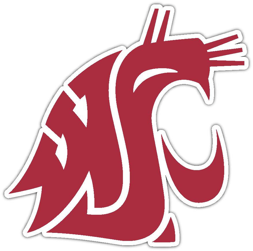 Washington State Cougars NCAA Logo Vinyl Decals Sticker For Car Truck ...