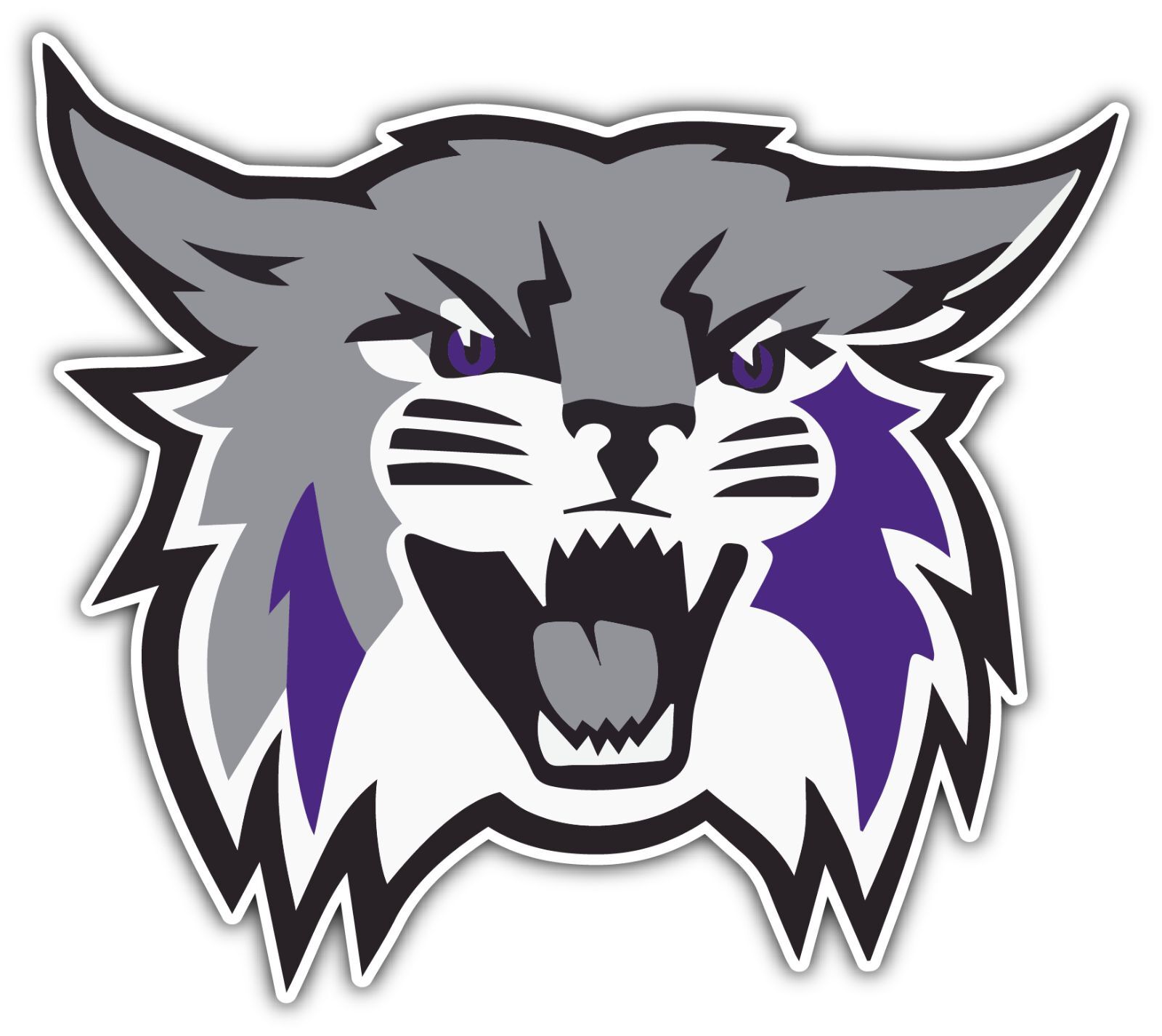Weber State Wildcats University College NCAA Logo Vinyl Decals Sticker ...