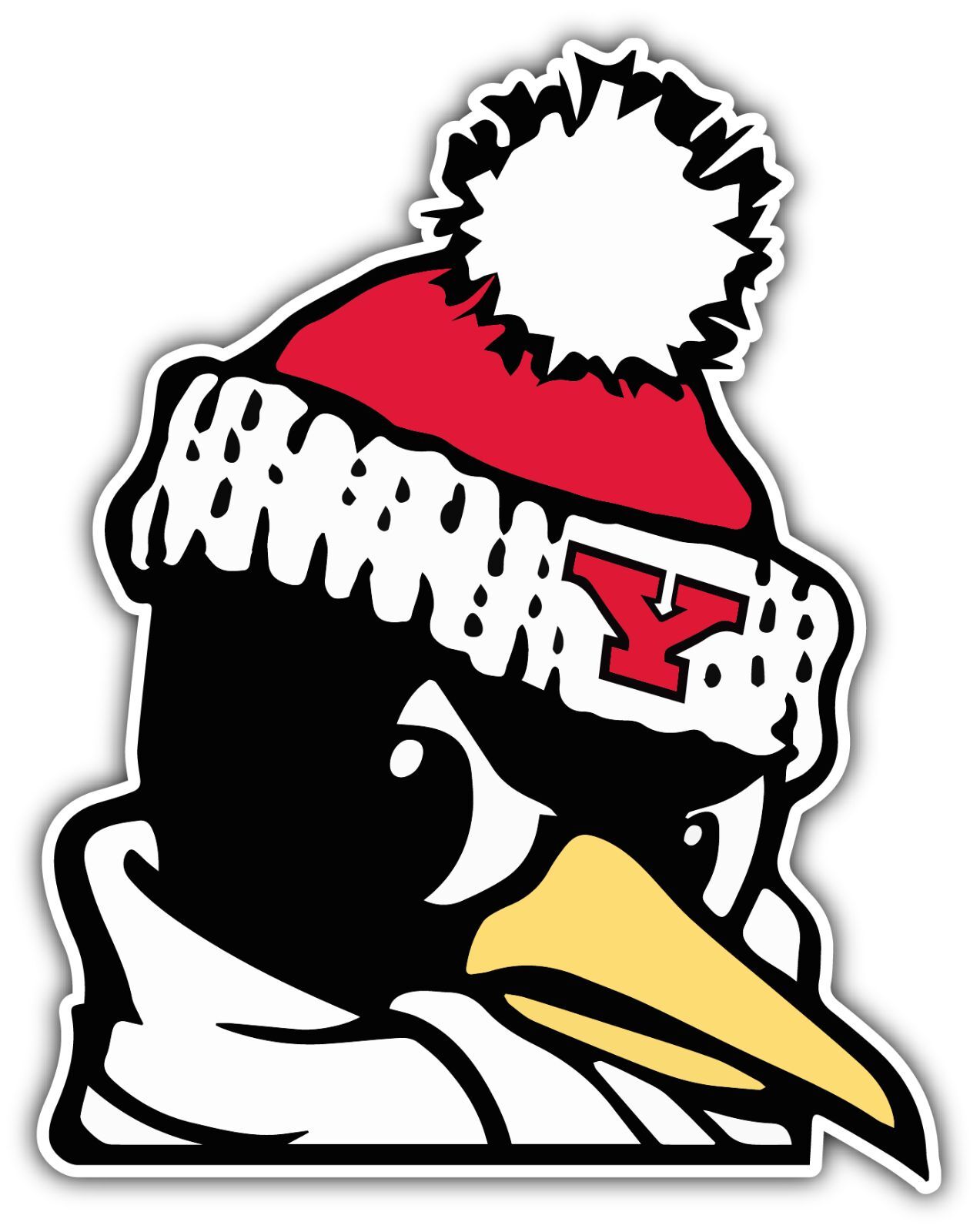 Youngstown State Penguins College NCAA Logo Vinyl Decals Sticker For ...