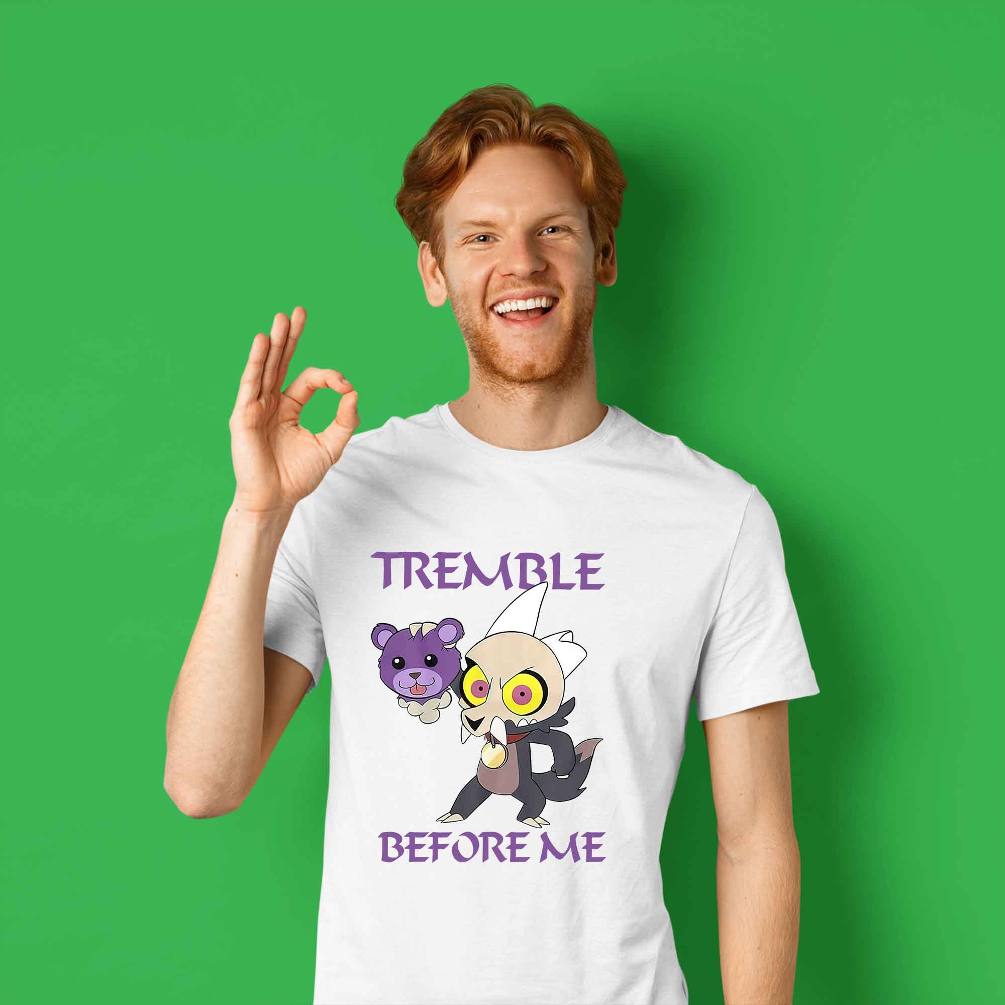 Tremble Before Me The Owl House King Shirt - Bluefink