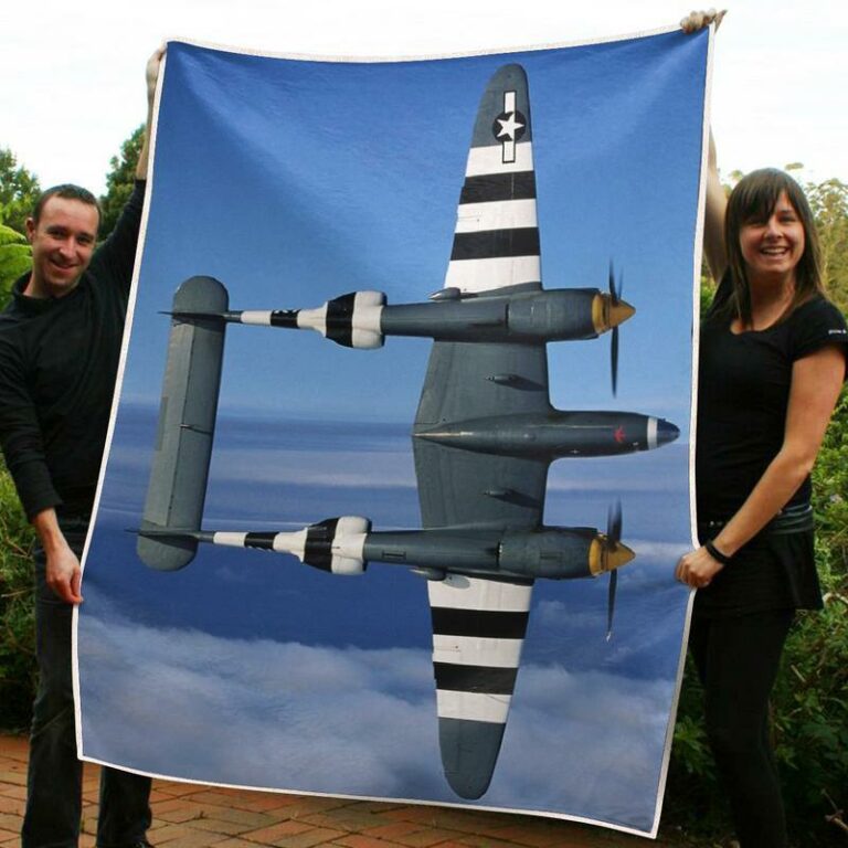 P38 Blanket Lockheed P Lightning - Bluefink